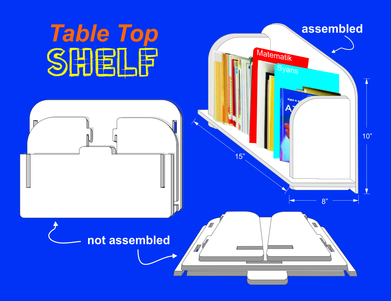 Bookshelf for Classroom Library | Educavision Inc.